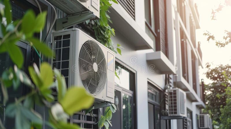 Outdoor Building Air Conditioning Unit Compressor for Fresh Air ...