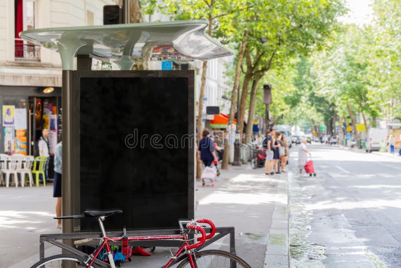 Outdoor Bus Stop Advertisement Billboard Mockup Stock Illustration ... Outdoor Bus Stop Advertisement Billboard Mockup Stock Illustration ...