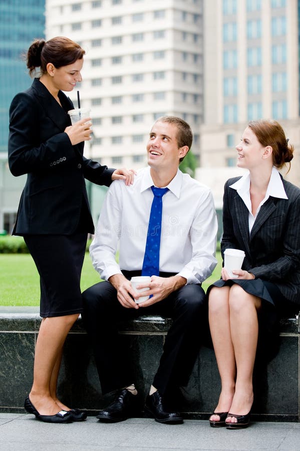 Outdoor Business stock photo. Image of business, female - 4810196