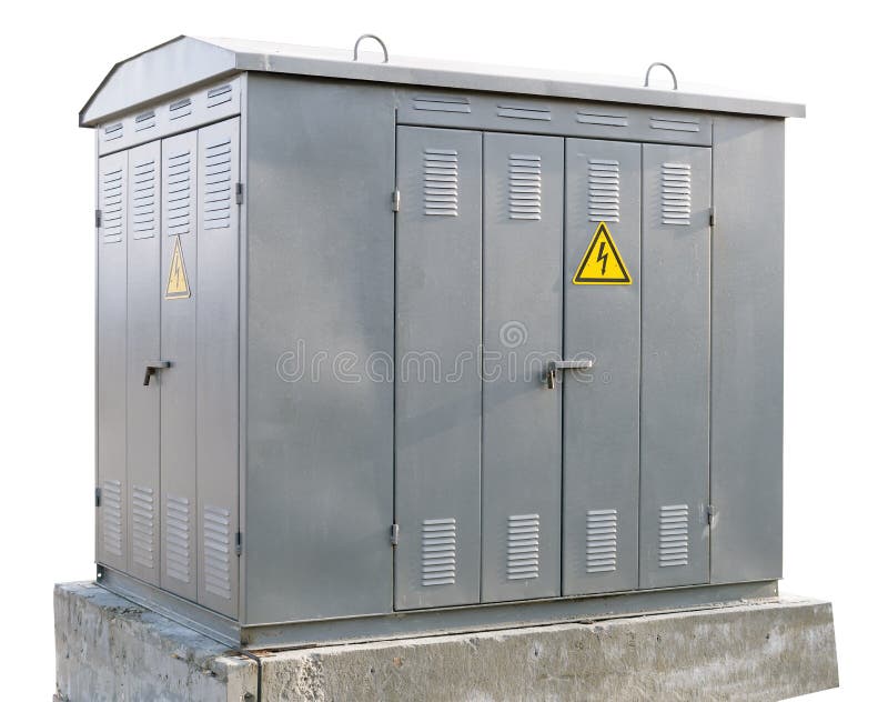 Outdoor Cabinet For Electrical Equipment Stock Image - Image of ...