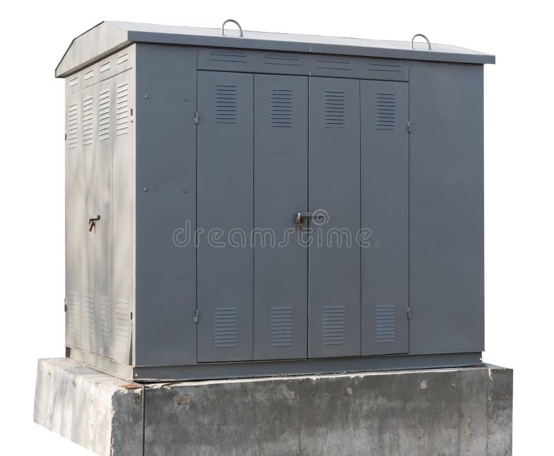 Outdoor Cabinet for Electrical Equipment Stock Image - Image of ...
