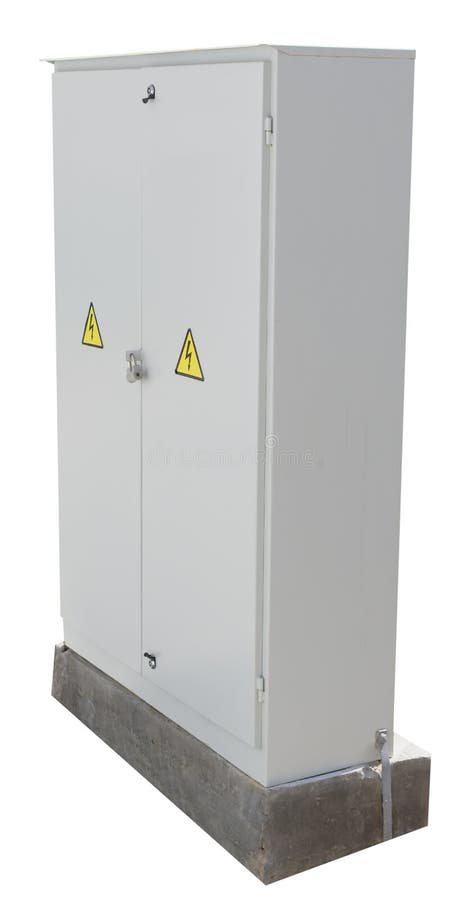 Outdoor Cabinet for Electrical Equipment Stock Photo - Image of power ...