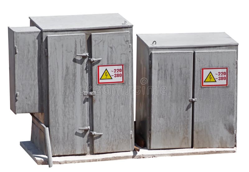 Outdoor Cabinet for Electrical Equipment Stock Image - Image of ...