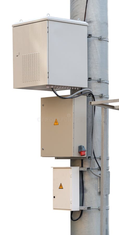 Outdoor Cabinet for Electrical Equipment Stock Image - Image of ...