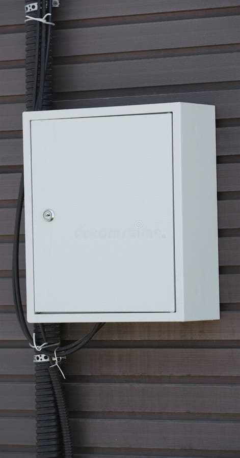 Outdoor Cabinets for Electrical Equipment Stock Photo - Image of ...