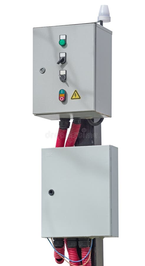 Outdoor Cabinets for Electrical Equipment Stock Photo - Image of ...
