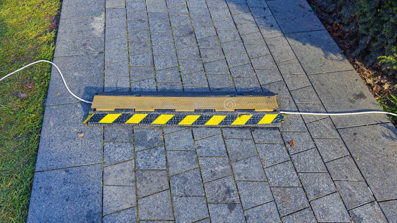 Outdoor Cable Protector stock photo. Image of power - 269438658