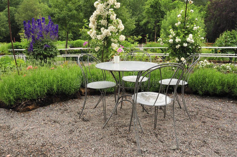 Outdoor cafe. stock image. Image of outdoors, back, chair - 24427469