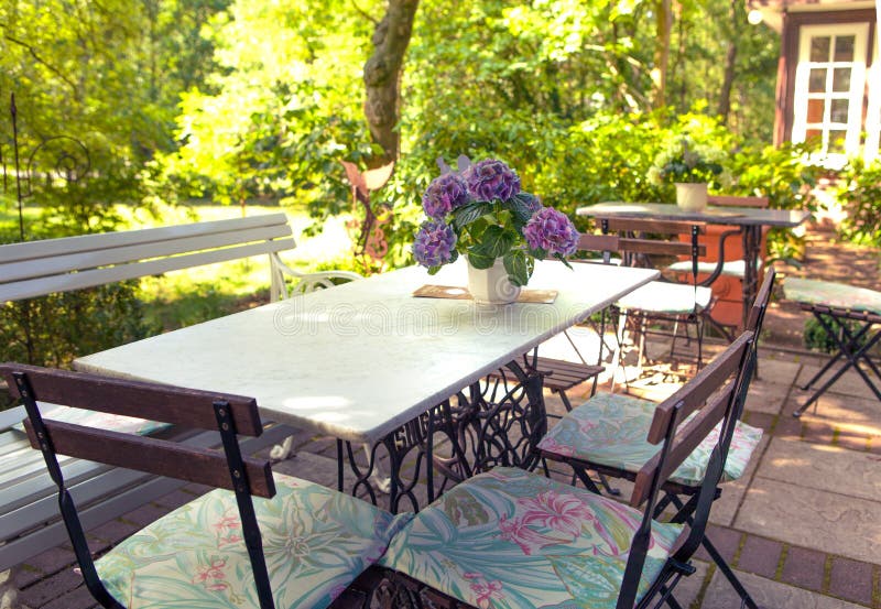 Outdoor cafe in the park. stock photo. Image of rest - 29224334