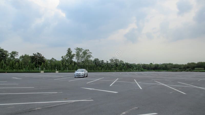 Outdoor car parking lot stock image. Image of outdoor - 128355397