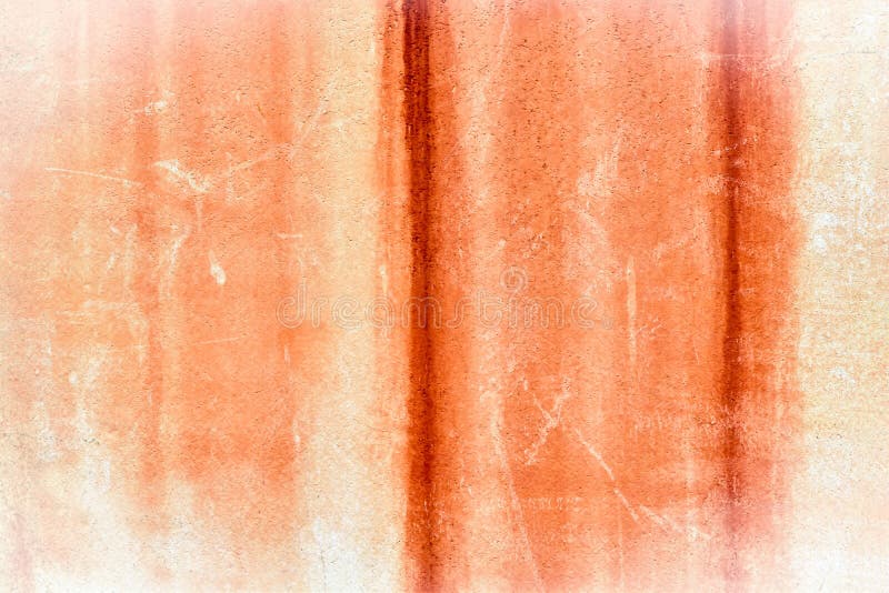 Outdoor Cement Wall Stained with Rust. Stock Photo - Image of ...