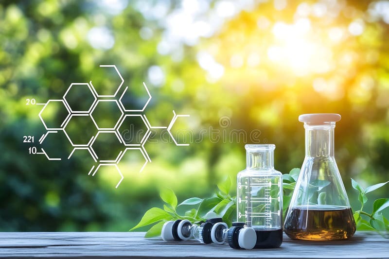 Green Chemistry Lab stock illustration. Illustration of sustainable ...