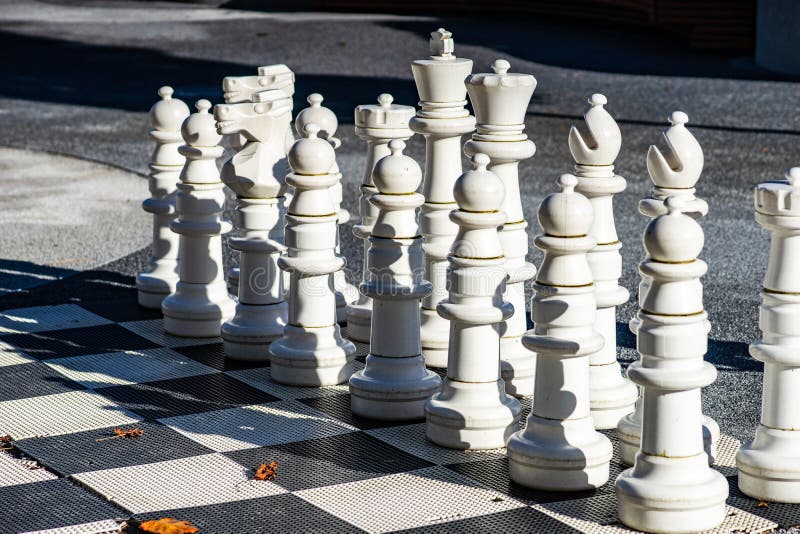 Outdoor chess game stock image. Image of play, game - 237575993
