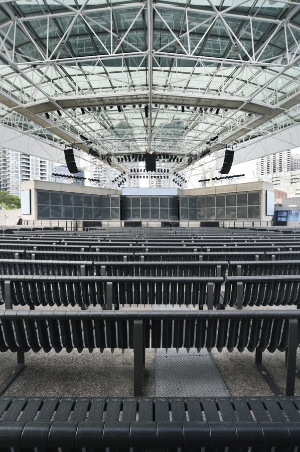 Outdoor Concert Stage stock image. Image of theater, seat - 20027437
