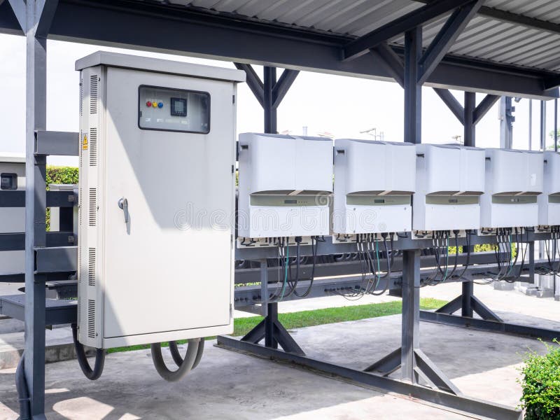 Outdoor Electric Control Box. Circuit Controller Box Stock Photo ...