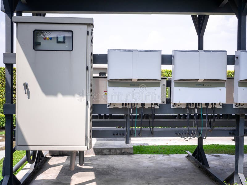 Outdoor Electric Control Box. Circuit Controller Box Stock Image ...