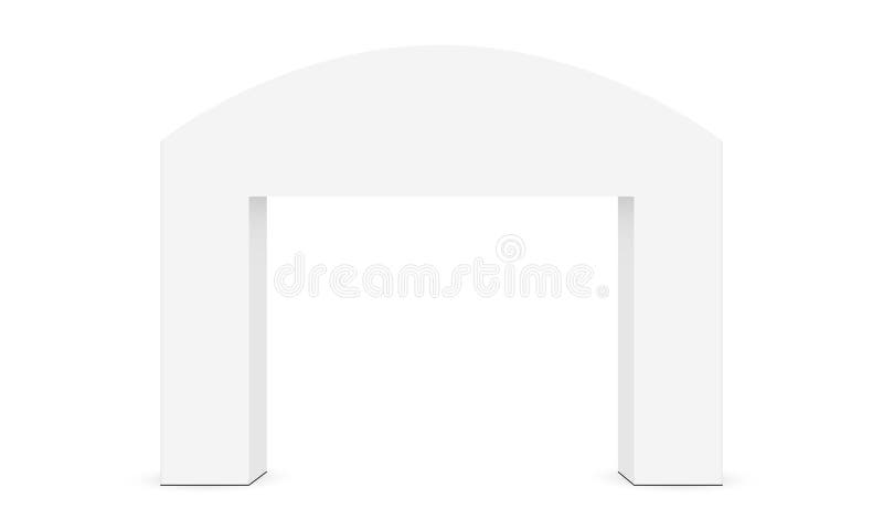 Trade Show Arch Isolated on White Background Stock Vector ...