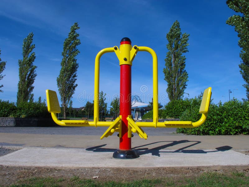 Outdoor Exercise Machine stock photo. Image of outside - 26101184