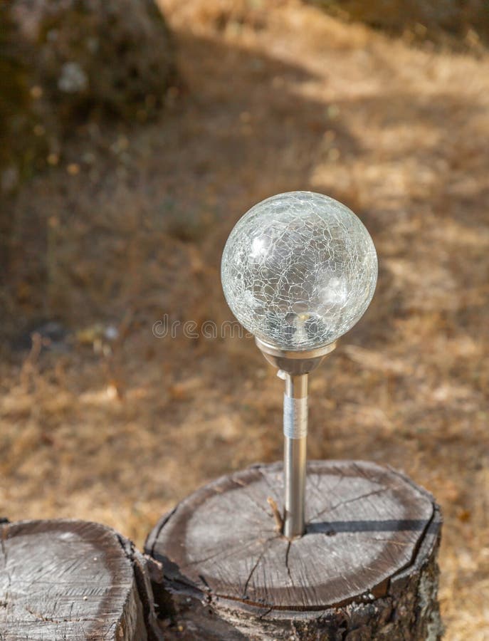 Outdoor Field Lamp Placed in an Agricultural Plot Stock Image - Image ...