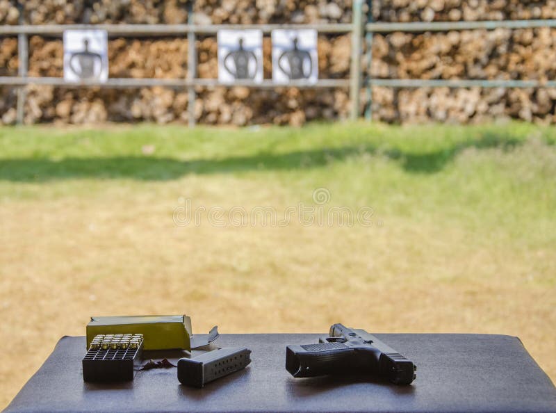Paper Target for Shooting Practice Stock Image - Image of military ...