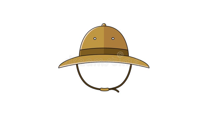Outdoor Hat Animation Motion Graphic Design. Camping Hat Seamless Loop ...