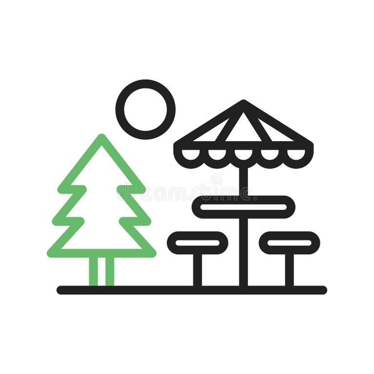 Outdoor icon vector image. stock vector. Illustration of outline ...