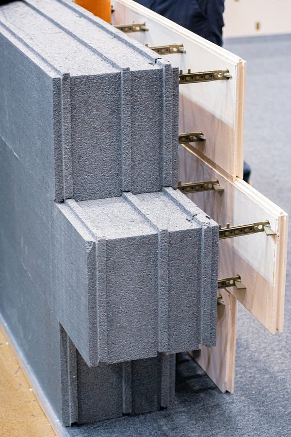 Outdoor Insulation Panel for Zero Energy Homes Stock Image - Image of ...