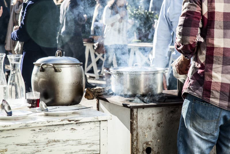 Outdoor kitchen stock image. Image of equipment, fashioned - 56661223