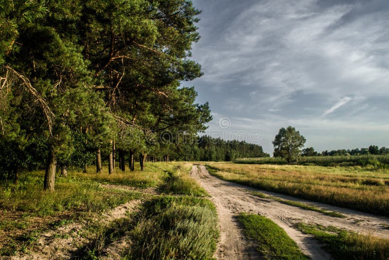 Outdoor landscape stock image. Image of road, inside - 247894429