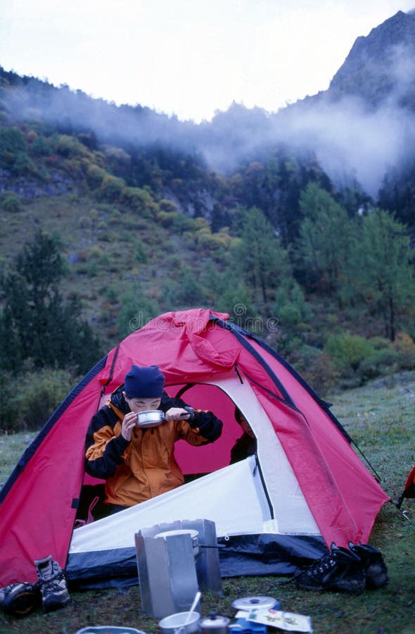 Outdoor life stock image. Image of hill, camp, travel - 3836373