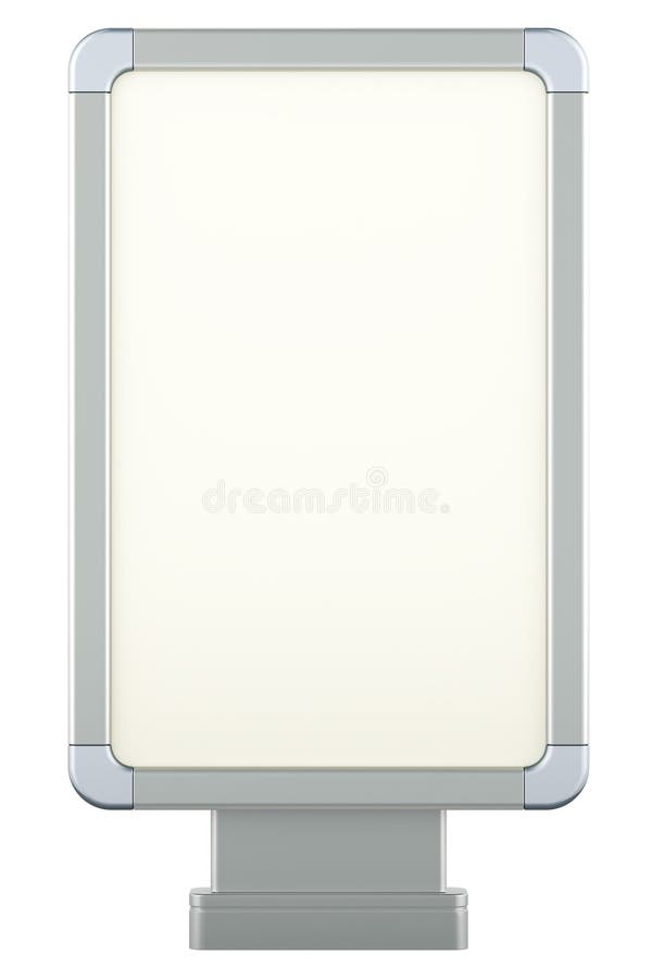 Outdoor Light Box, Billboard. Outdoor LED Light Box, Advertising Stock ...