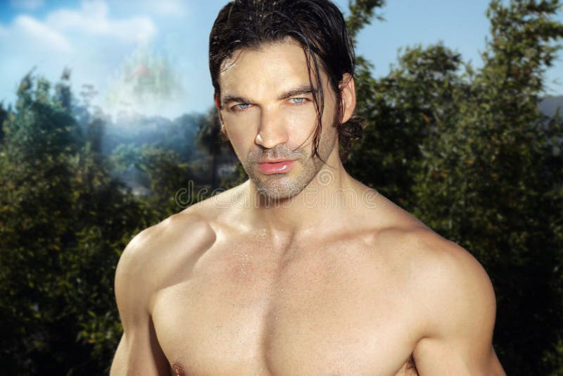 Outdoor guy stock photo. Image of handsome, beauty, muscle - 28885650