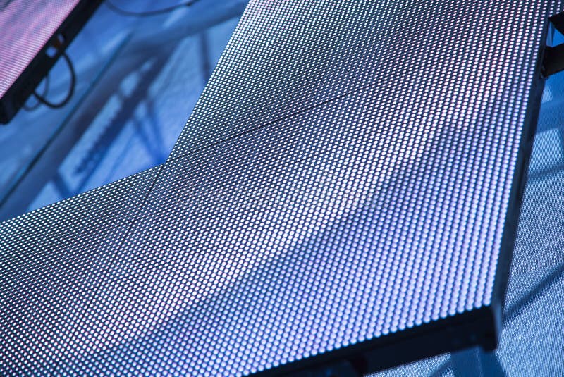 Outdoor Modular LED Panels As a Decoration on the Stage Stock Photo ...