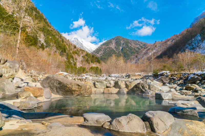.Outdoor onsen ,Japan stock image. Image of landscape - 70006395