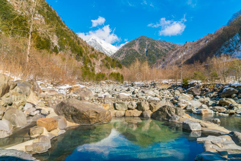 . Outdoor onsen , Japan stock image. Image of traditional - 73443279