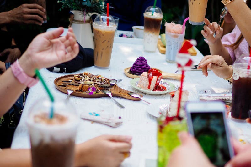 Outdoor Party, Outdoor Cafe Stock Image - Image of green, thanks: 127561017