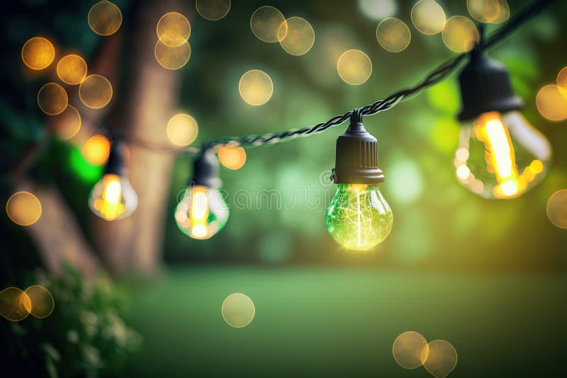String Party Lights Background