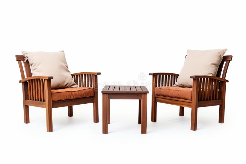 Outdoor Patio Set with Transparent Background. AI Stock Illustration ...