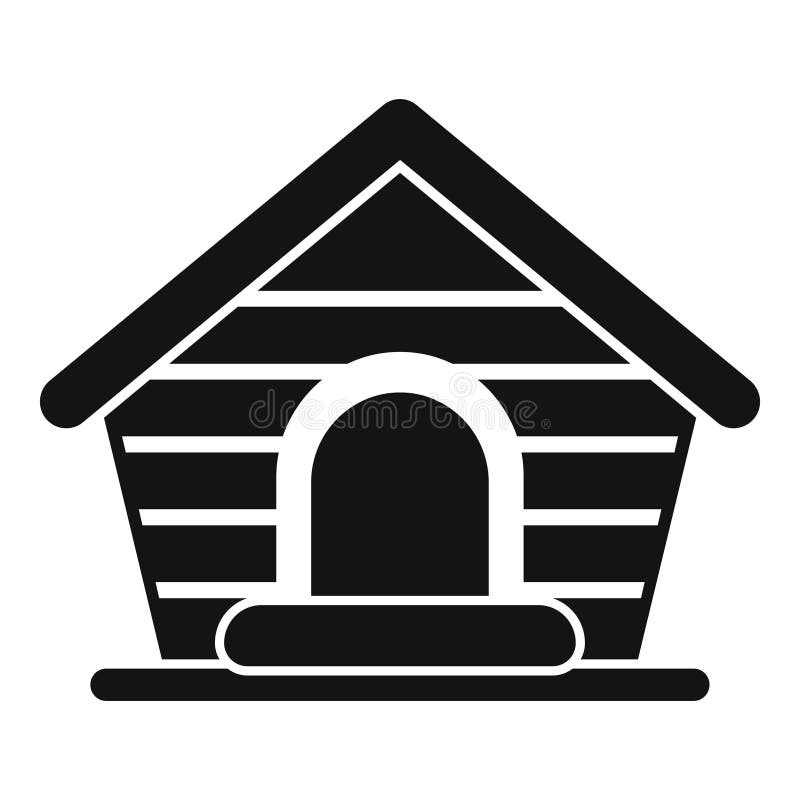 Outdoor Pet Kennel Icon Simple Vector. Outdoor Space Stock Vector ...