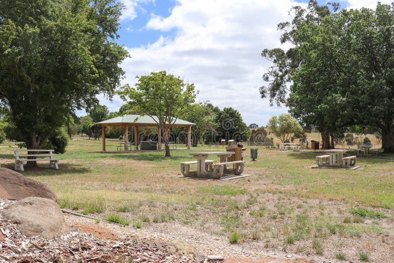 Outdoor picnic area stock photo. Image of horizontal - 31971638