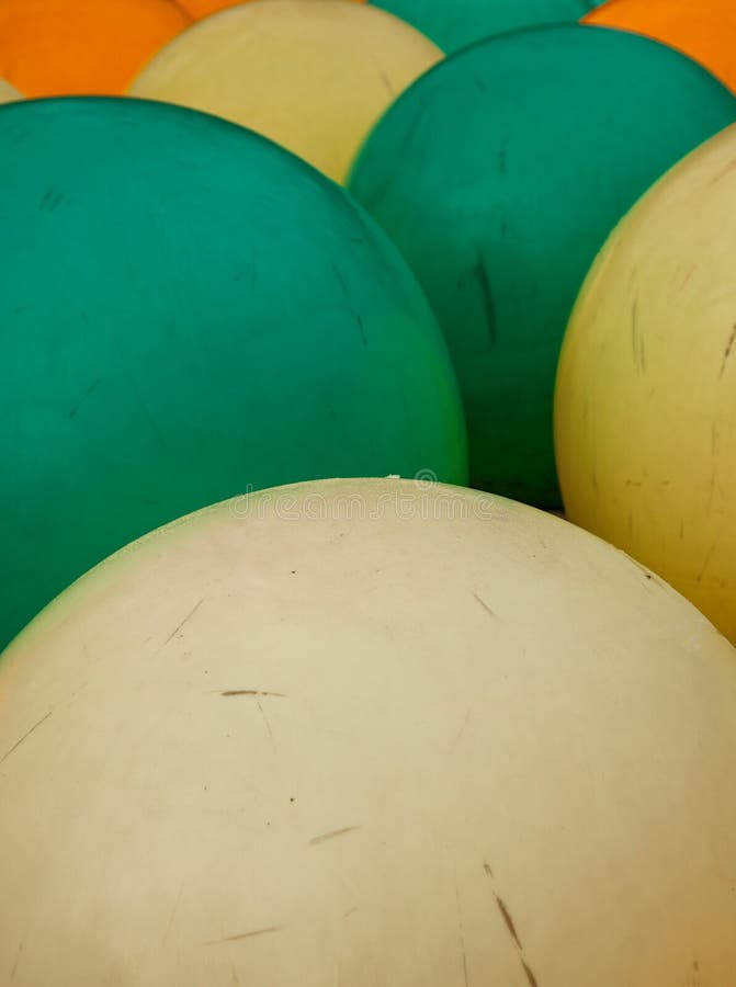 Outdoor playing balls stock image. Image of macro, colorful - 175361289