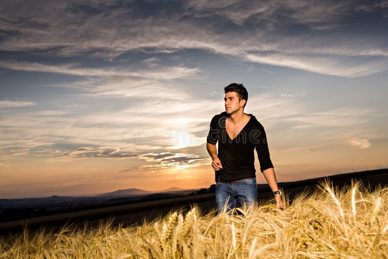 Outdoor portrait of man stock photo. Image of lifestyles - 26481716