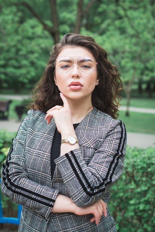 Outdoor Portrait of Pretty Stylish Young Girl Stock Photo - Image of ... Outdoor Portrait of Pretty Stylish Young Girl Stock Photo - Image of ...