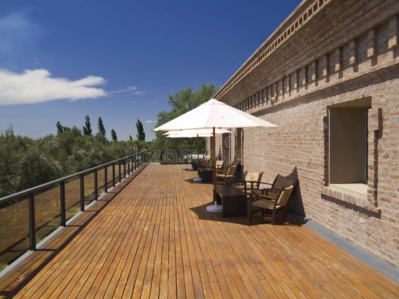 Outdoor rest stock image. Image of patio, brown, cloud - 14556107