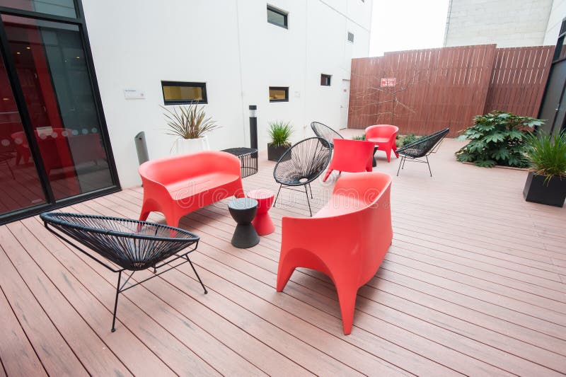 Outdoor rest area stock image. Image of peace, modern - 62848735