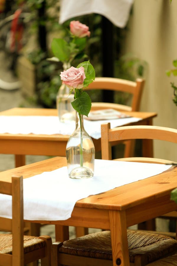 Restaurant table for two stock image. Image of place - 10320405