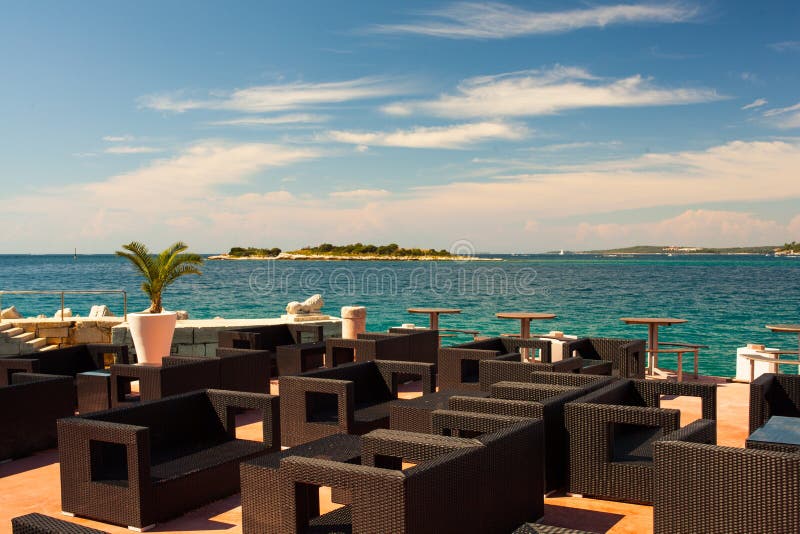 Outdoor restaurant stock photo. Image of entertainment - 43328752