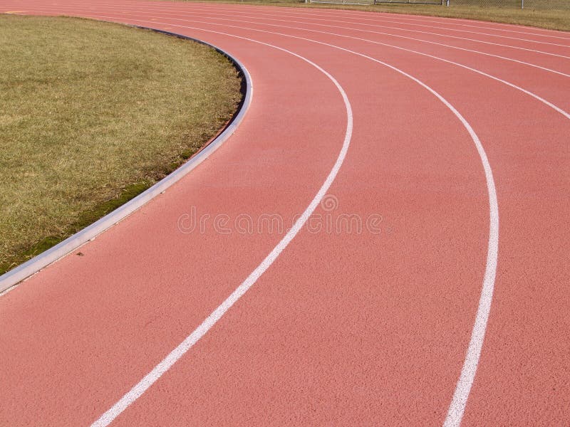 Outdoor running track stock photo. Image of lines, field - 4236724