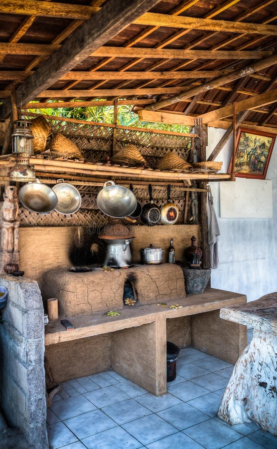 A Outdoor Rural Kitchen stock image. Image of resort - 65861185