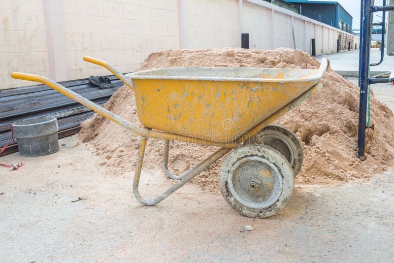 Outdoor sand stock image. Image of build, engineering - 44580701